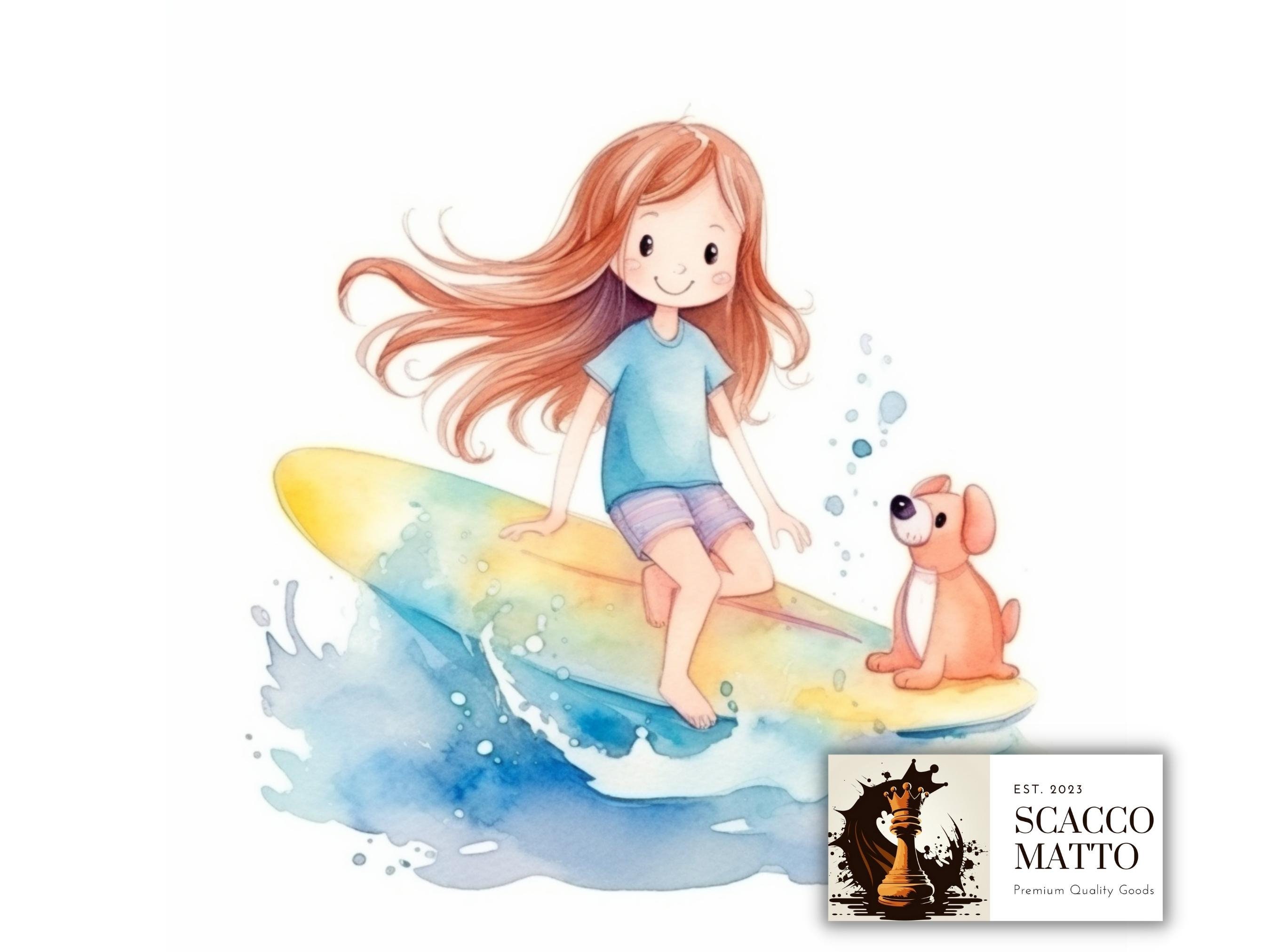 Set of 3, Surf, Ocean and Beach, CUSTOMIZABLE, Watercolor Prints - Etsy