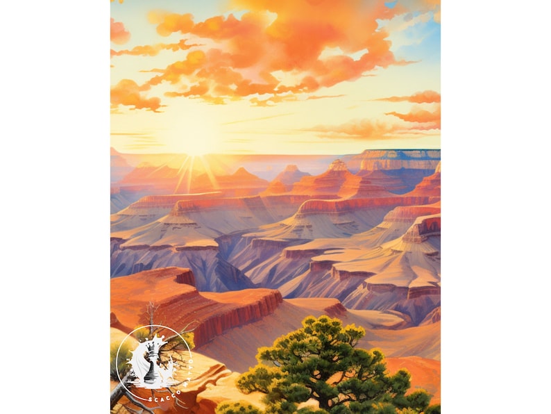 Grand Canyon Watercolor Print Set: Arizona Triptych Wall Art - Etsy