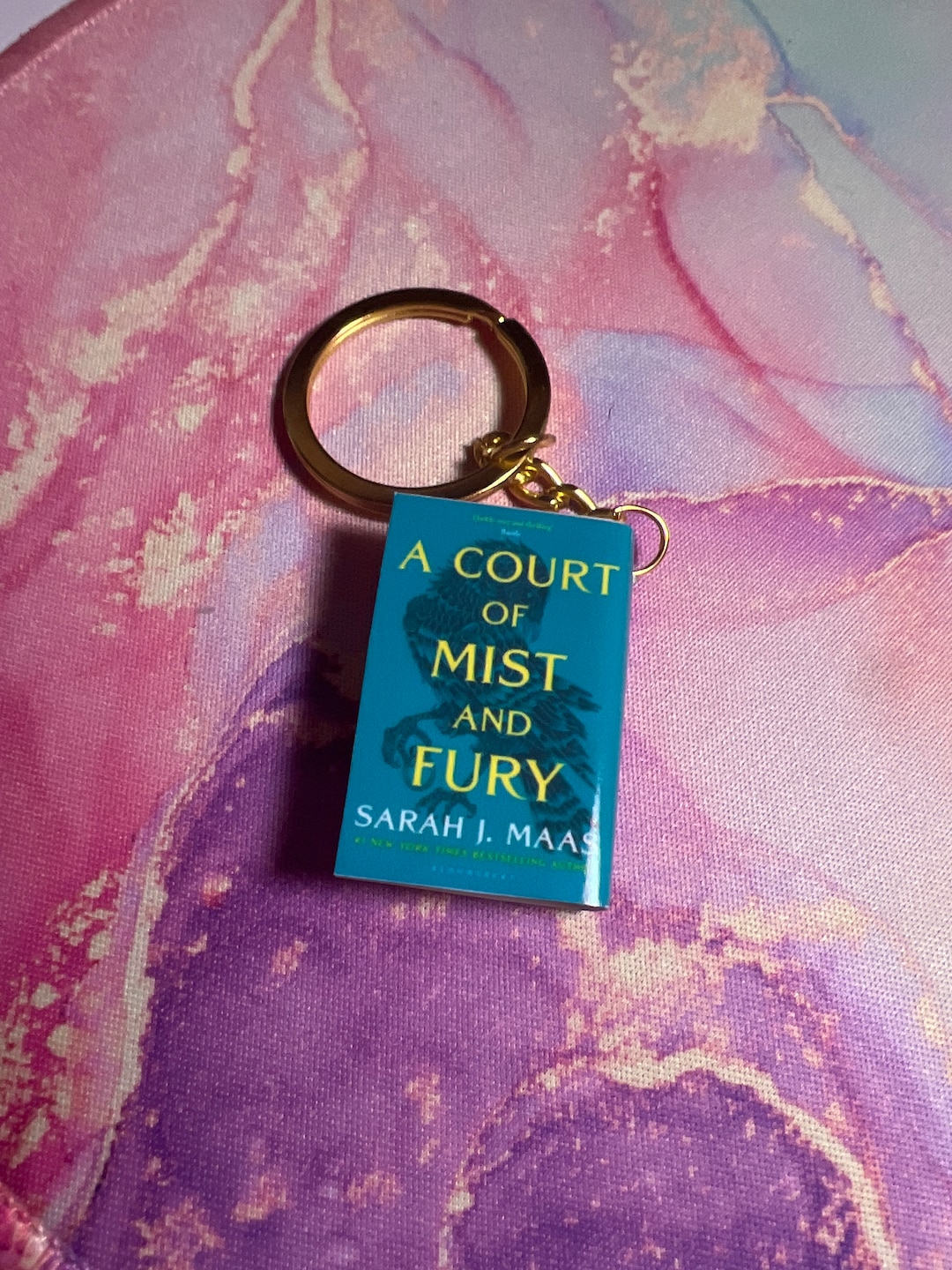 Design Your Story: Personalized Mini Book Keychain With Customizable ...