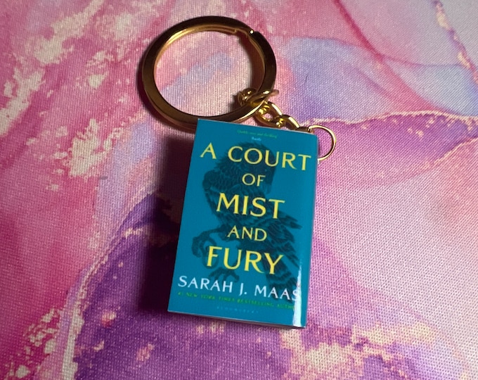 Mini Book Keychains - Etsy