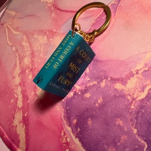 Design Your Story: Personalized Mini Book Keychain With Customizable ...