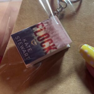 Design Your Story: Personalized Mini Book Keychain With Customizable ...
