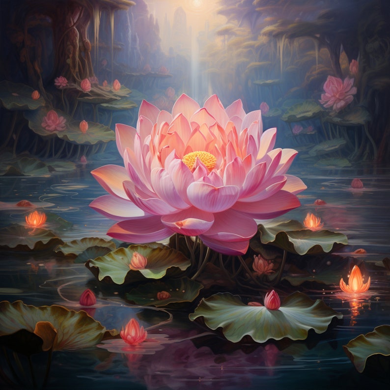 The Lotus Flower Personalized Digital Download Lotus Flower Decal Gift ...