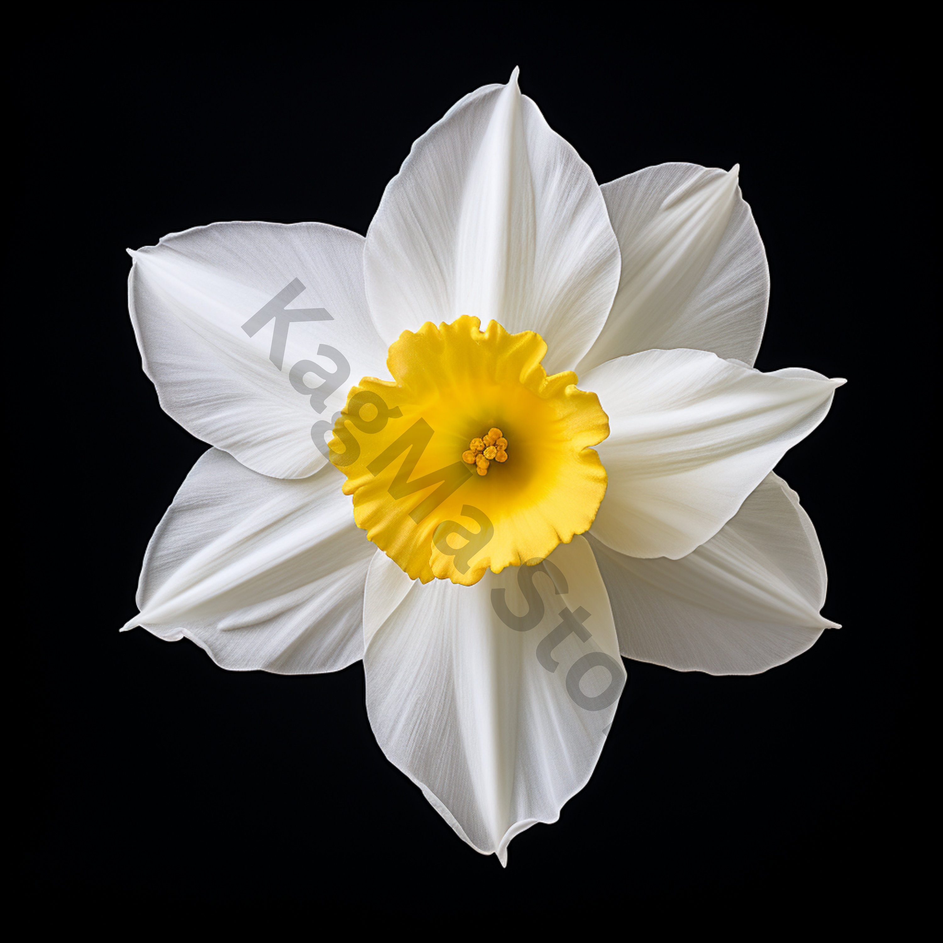 Personalize Digital Download Daffodil Decal Gift Vintage Flower Art ...