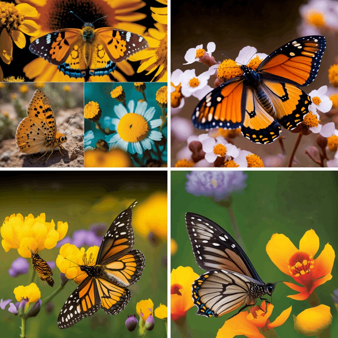 Monarchs Butterfly Prints Butterfly Migration Printable Autumn Wall Art ...