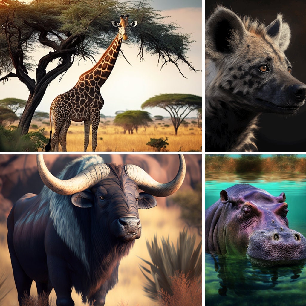 African Wildlife Lion Apex Stealthy Predator Tree Climber Migratory ...