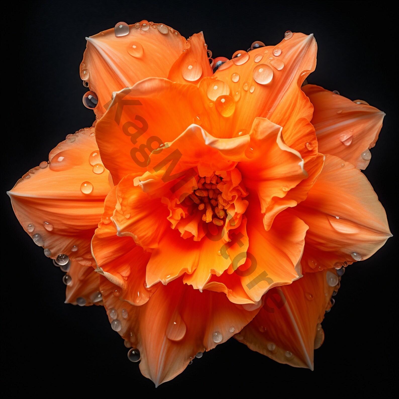 Personalize Digital Download Daffodil Decal Gift Vintage Flower Art ...