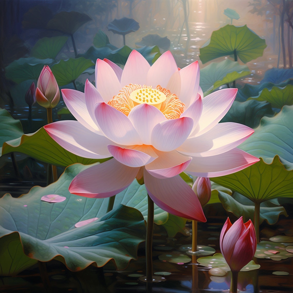 The Lotus Flower Personalized Digital Download Lotus Flower Decal Gift ...