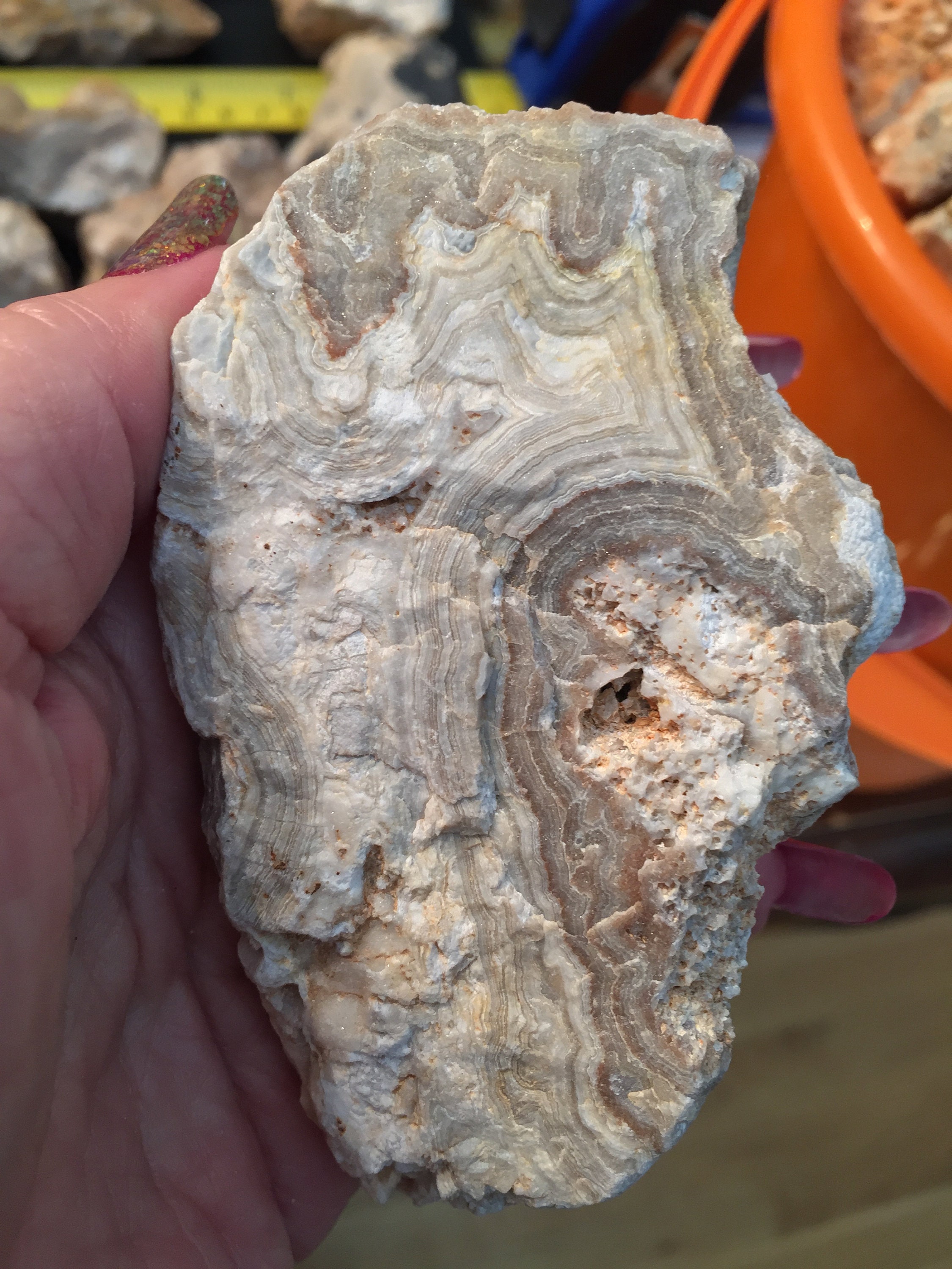 Five Pounds Bulk Rough Crazy Lace Banded Agates for Tumbling ...