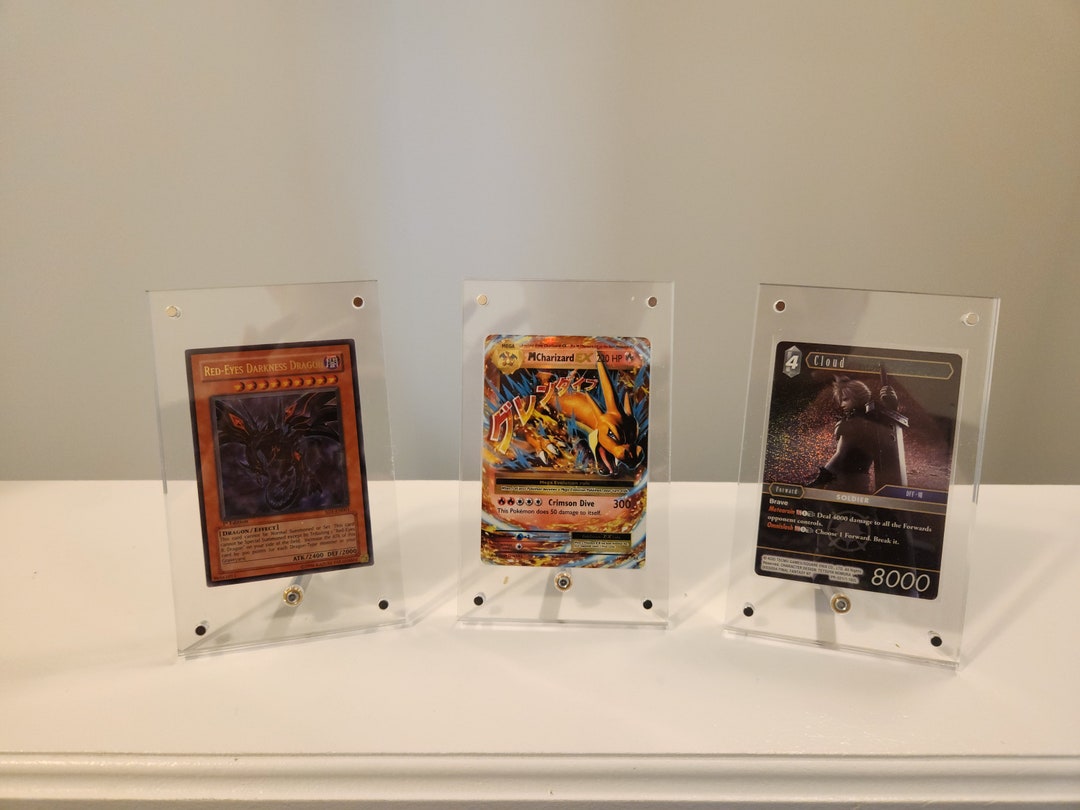 TCG Card Magnetic Acrylic Display Stand - Etsy