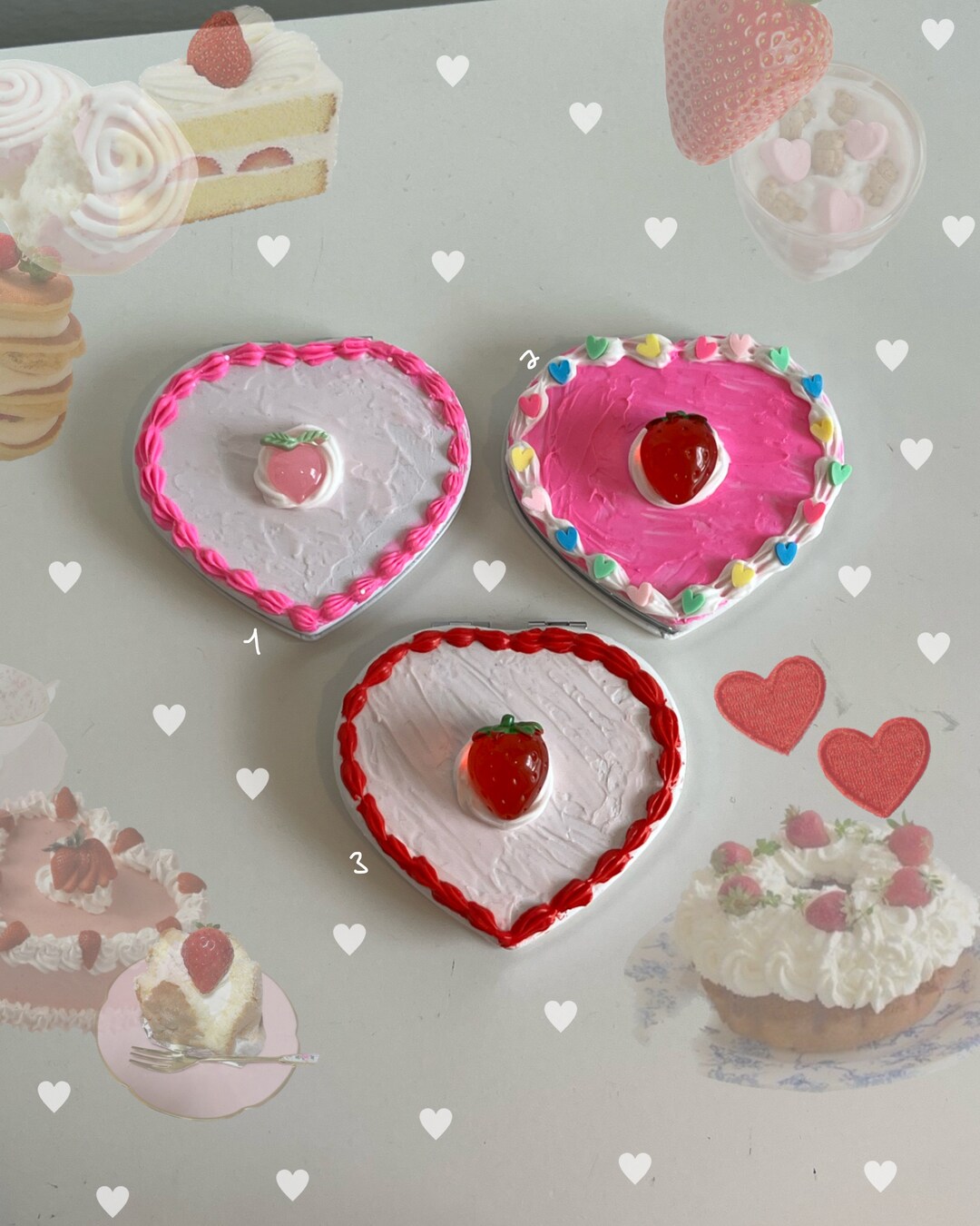 Kawaii Cake Mirrors - Etsy
