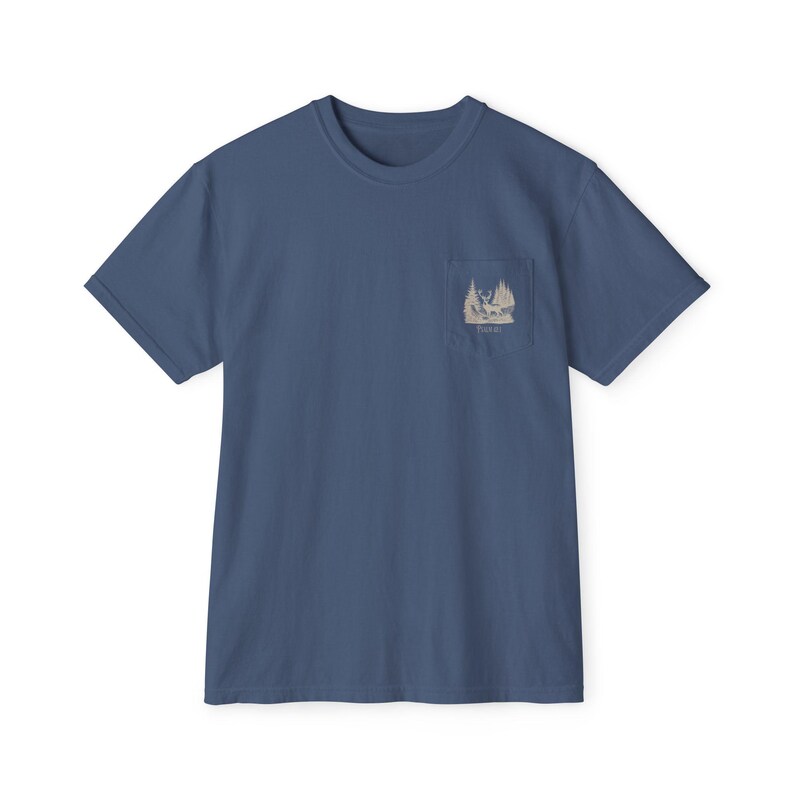 Men's Christian Deer Shirt, Men's Christianity T-shirt, Comfort Colors ...