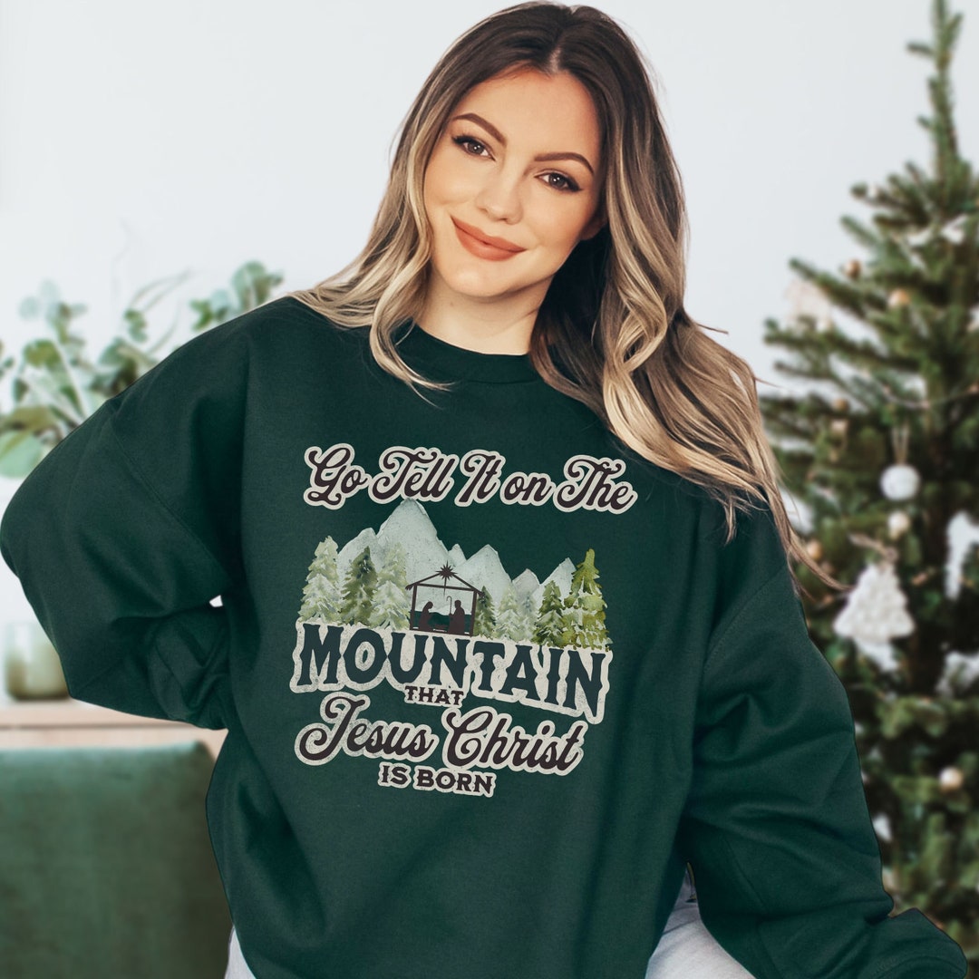 Christian Christmas Sweatshirt, Christmas Nativity Sweater, Religious ...