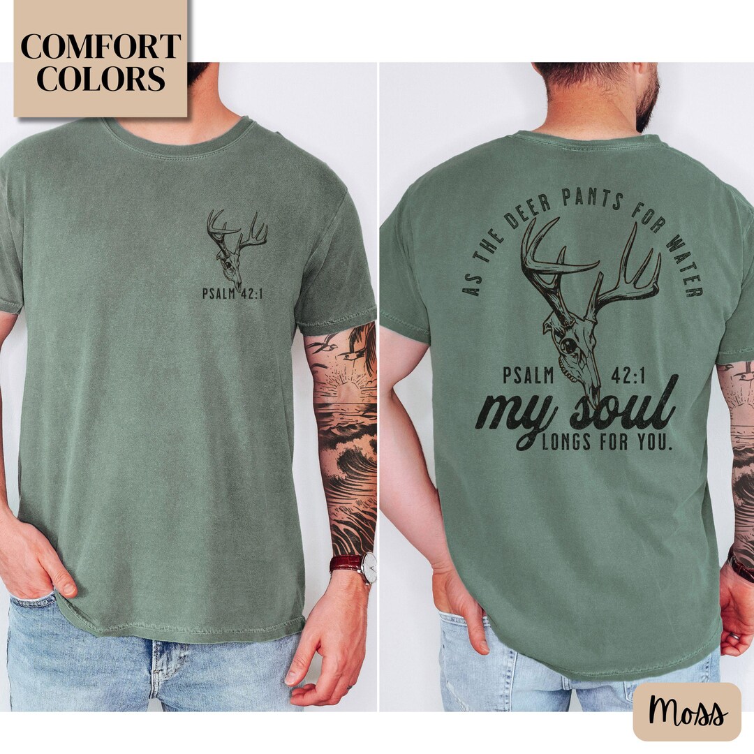 Men's Christian Hunting Shirt, Men's Christianity Shirt, Comfort Colors ...