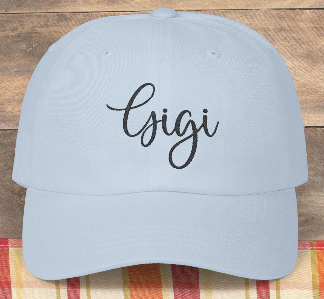 Embroidered Gigi Ball Cap, Gigi Hat, Gigi Gift, Grandma Gift, Birthday ...