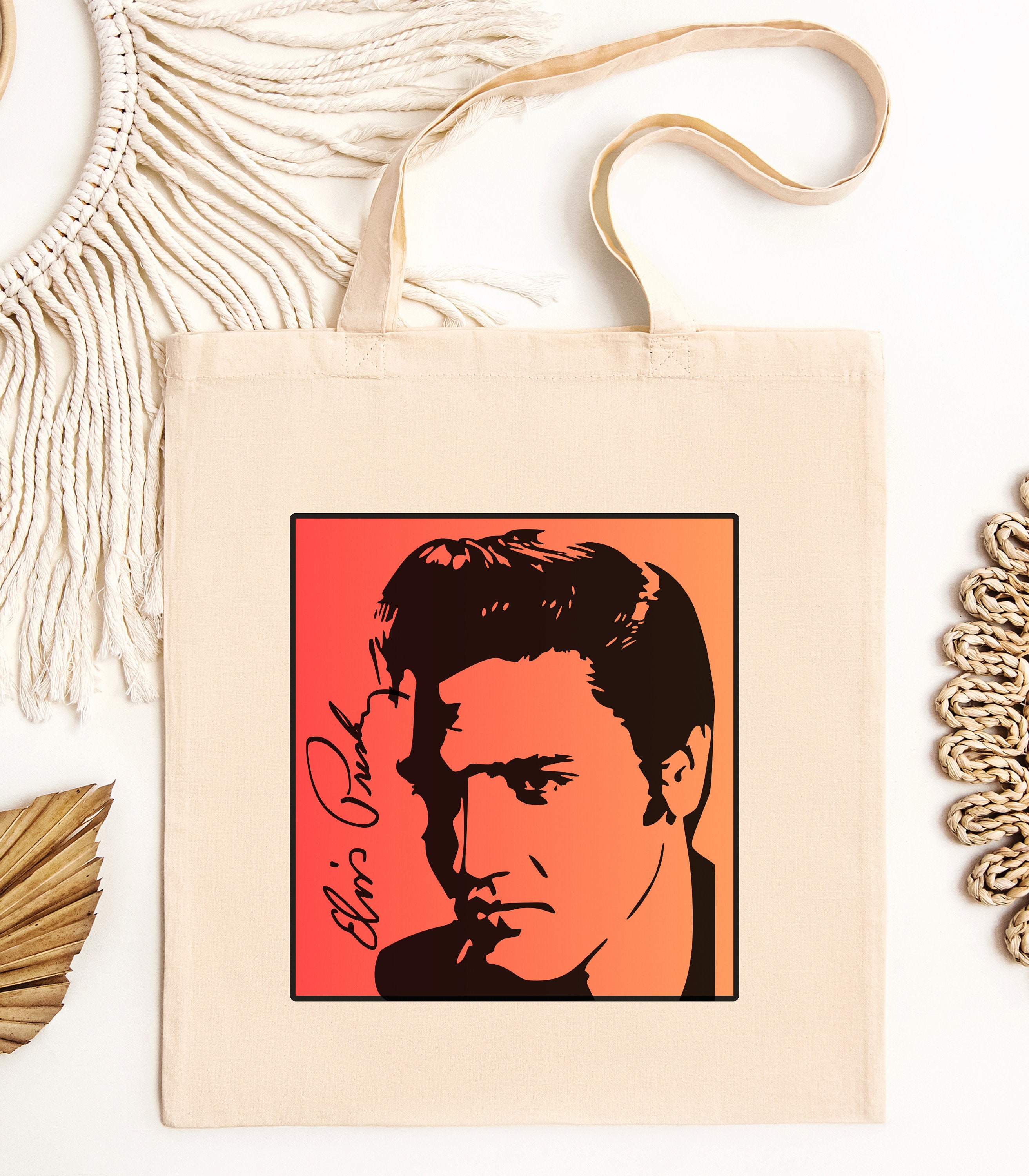 Elvis Tote Bag,elvis Shopping Bag,elvis Gift Wrap,elvis Presley,elvis ...