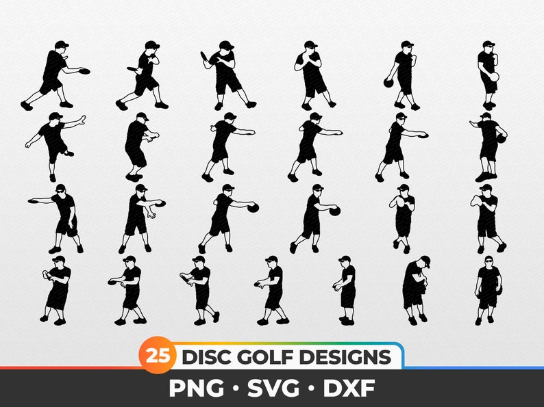 Disc Golf Vector Bundle Disc Golf SVG Disc Golf PNG Disc - Etsy