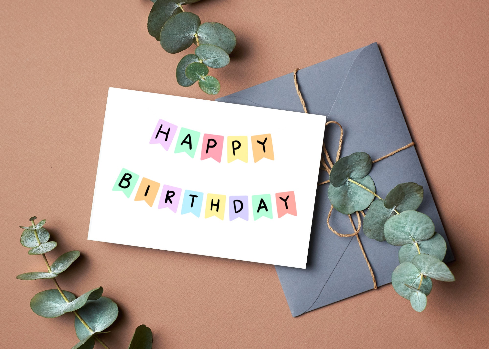 Simple Digital Birthday Card - Etsy