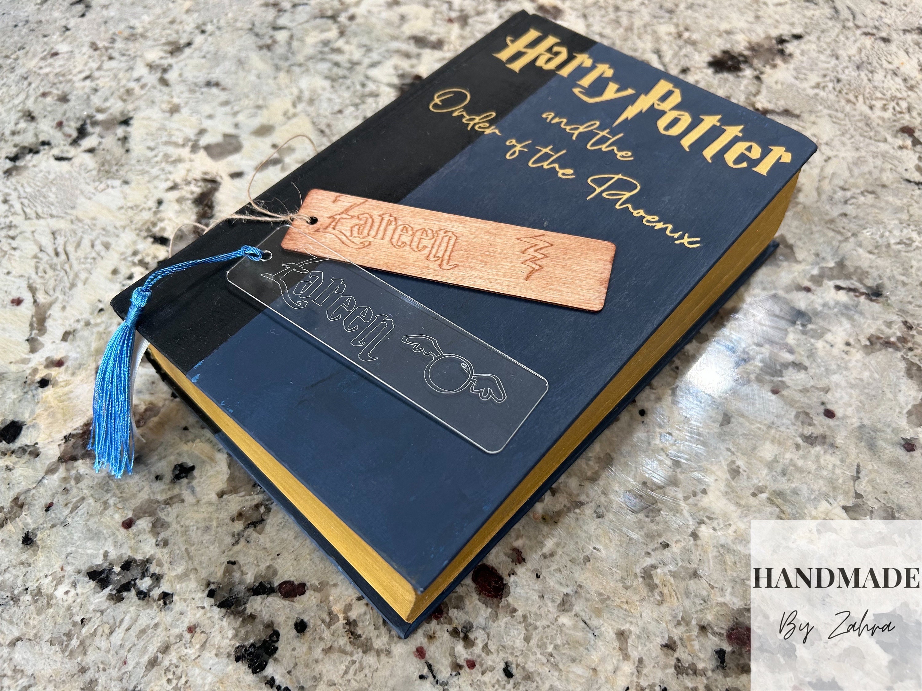 Harry Potter Inspired Bookmarks, Custom Engraved Harry Potter Inspired ...