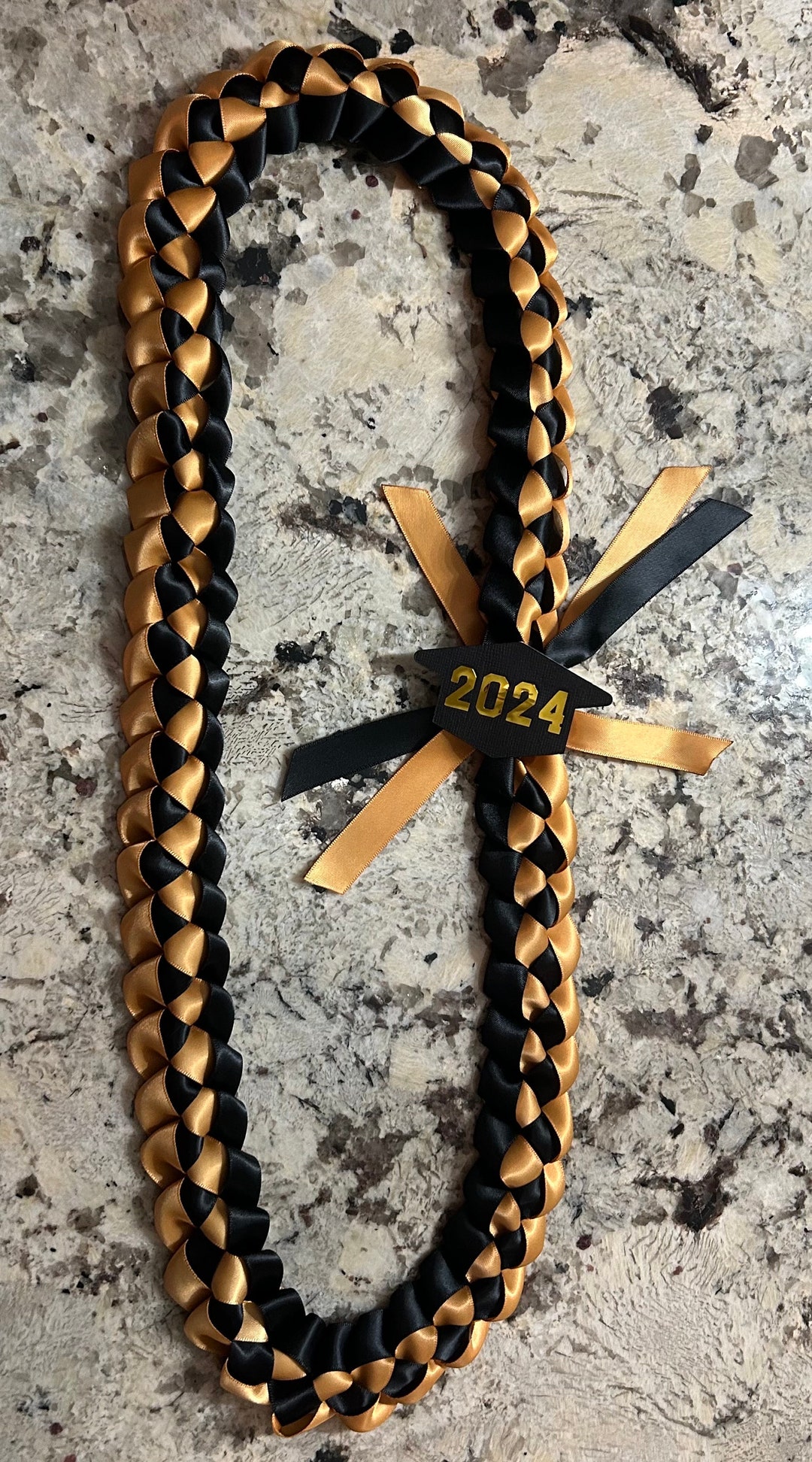 Custom Ribbon Lei With Graduation Cap - Etsy