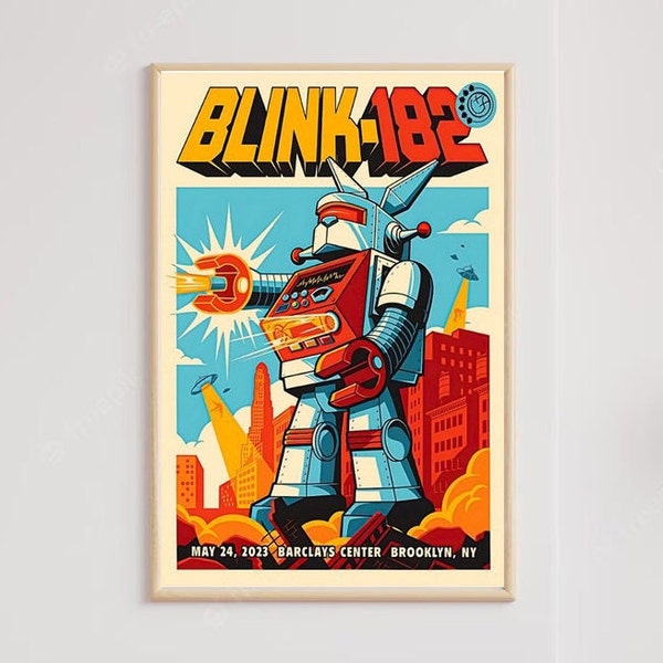 Blink 182 Poster - Etsy
