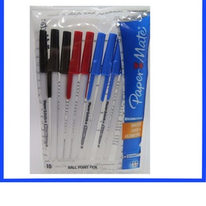 Papermate Kilometrico Ballpoint Pen Medium Assorted Col - Etsy