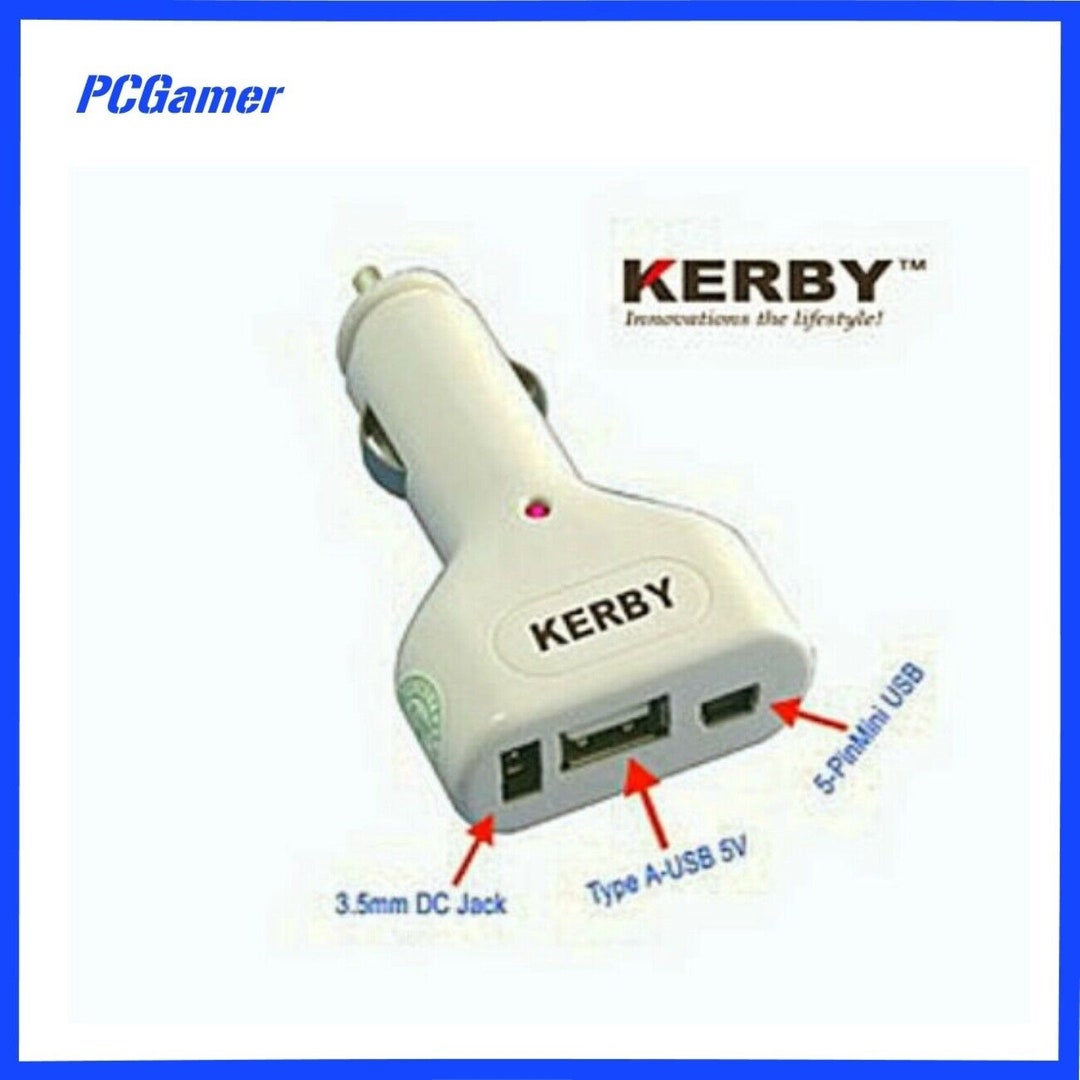Kerby Car Charger With 3.5mm DC Jack and Mini USB - Etsy