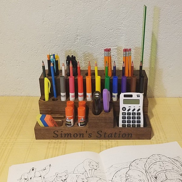 Kids Desk Organizer - Etsy