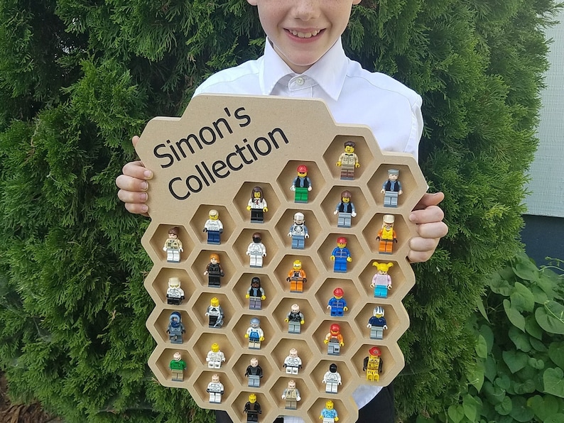Personalized Boy Gift for Boy Minifig Display Organizer Minifigure ...