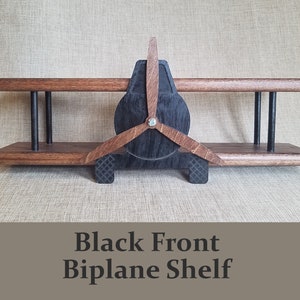 Classic Airplane Shelf Biplane Shelf Airplane Wood Biplane Airplane ...