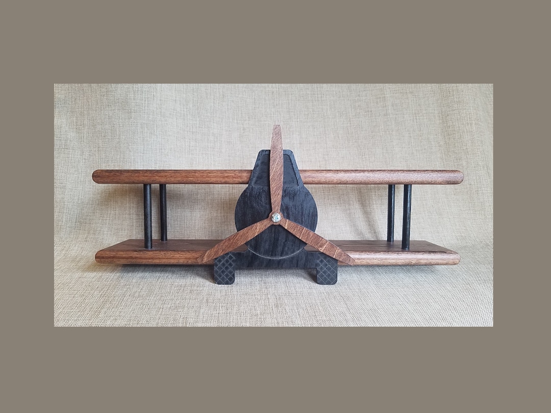 Classic Airplane Shelf Biplane Shelf Airplane Wood Biplane Airplane ...