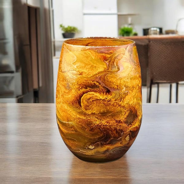 Rustic Wine Glasses - Etsy