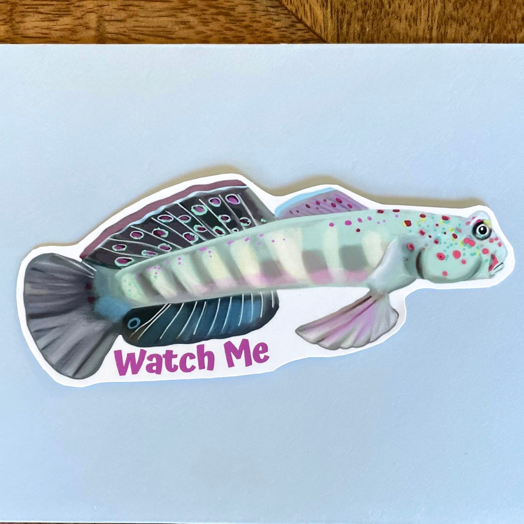 Pink Spotted Watchman Goby Vinyl Sticker Etsy