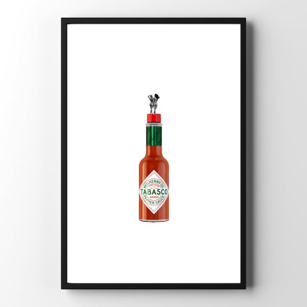 Vintage Hot Sauce Poster - Etsy