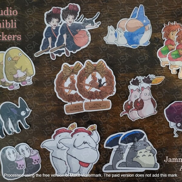 Studio Ghibli Stickers - Etsy Australia