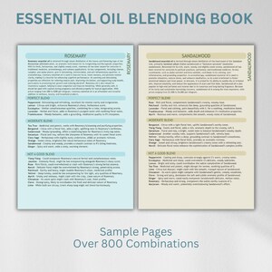 Essential Oils Blending Guide: 30 Oils, 800 Blends (PDF) - Etsy