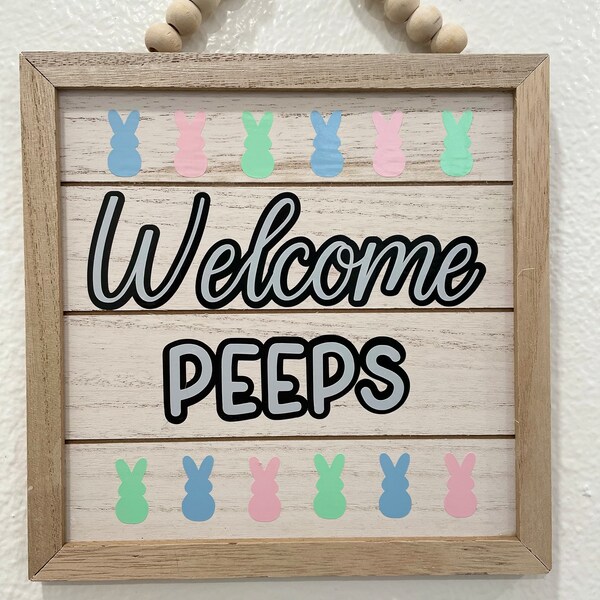 Welcome Peeps Svg - Etsy