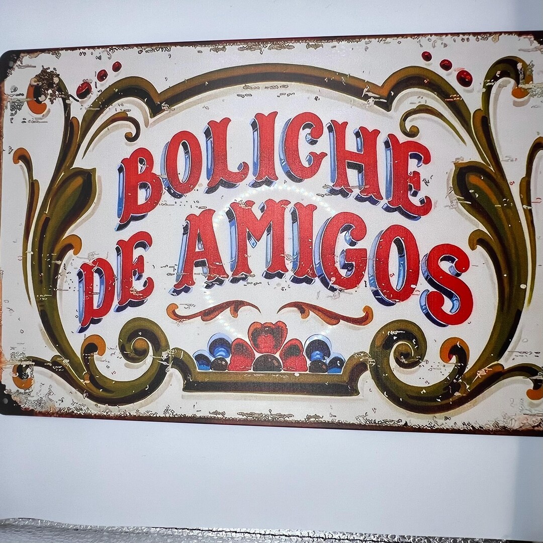 Vintage Argentina "boliche De Amigos" 20x 30 Cm (new) - Etsy