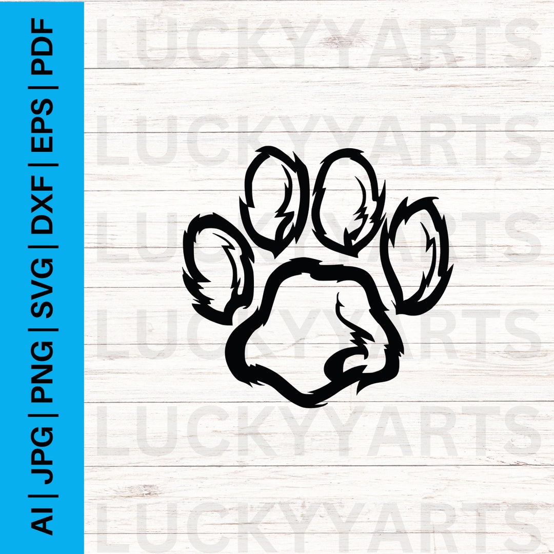 Paws Svg, Dog Paws, Cat Paws Svg, Animals Svg,vector Cut File for ...
