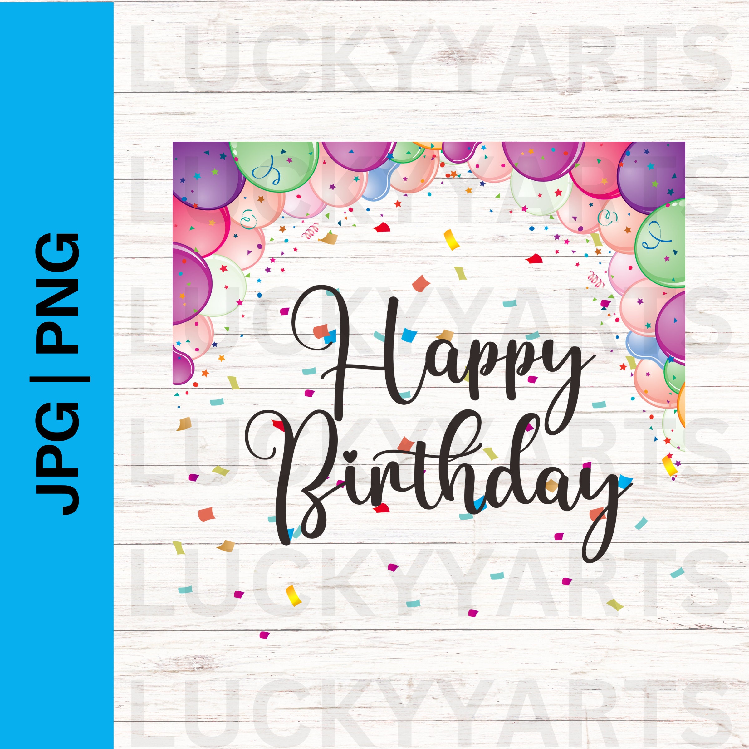 Birthday Clipart Birthday Clipart Balloons Clipart Party - Etsy