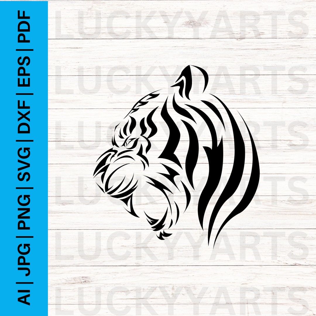 Tiger Face Svg, Tiger Print Svg, Tiger Svg, Wild Tiger, Archivo de ...