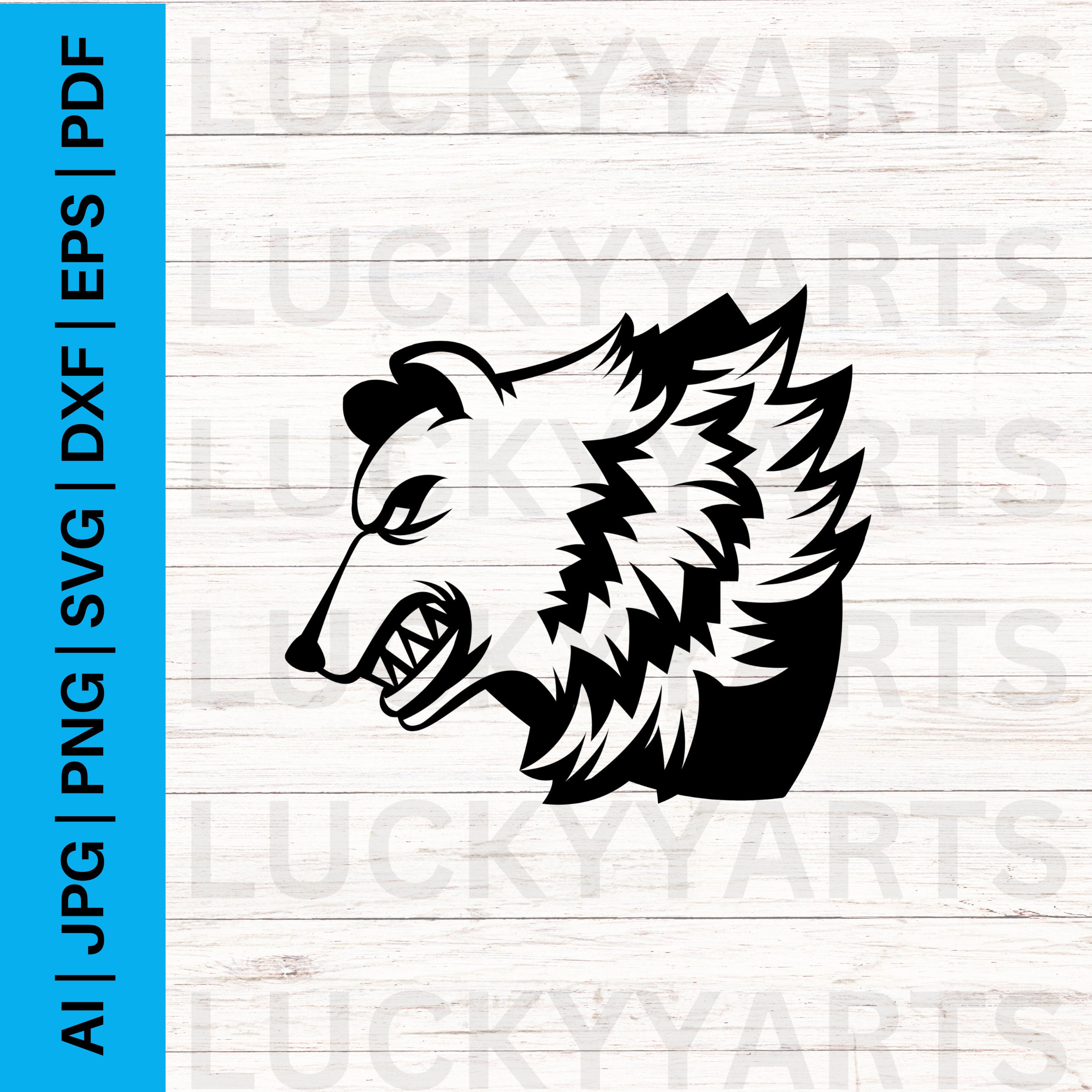 Wild Wolf Svg, Wolf Svg, Vector Cut File for Cricut,cricut,silhouette ...