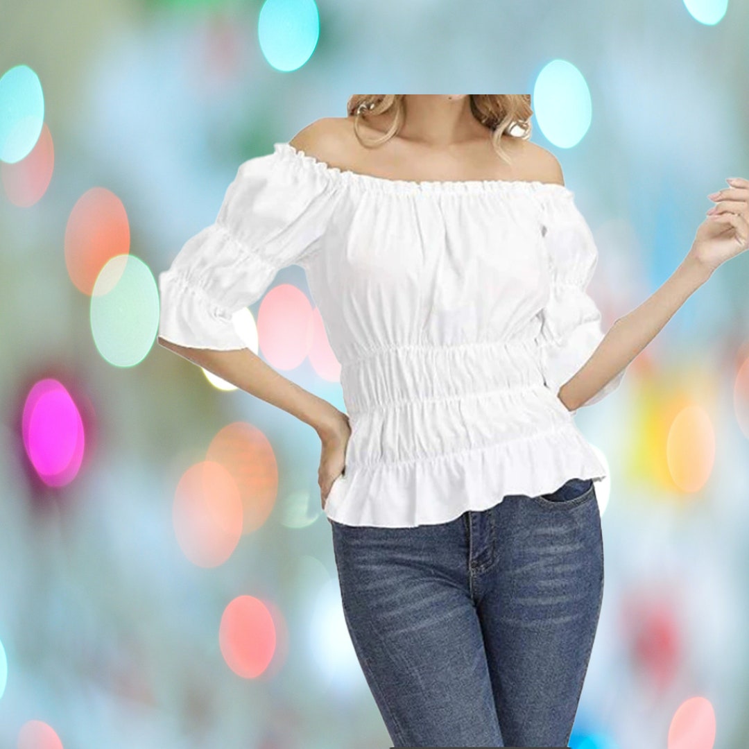 Medieval Shirt Vintage Renaissance Blouse Victorian Blouse - Etsy