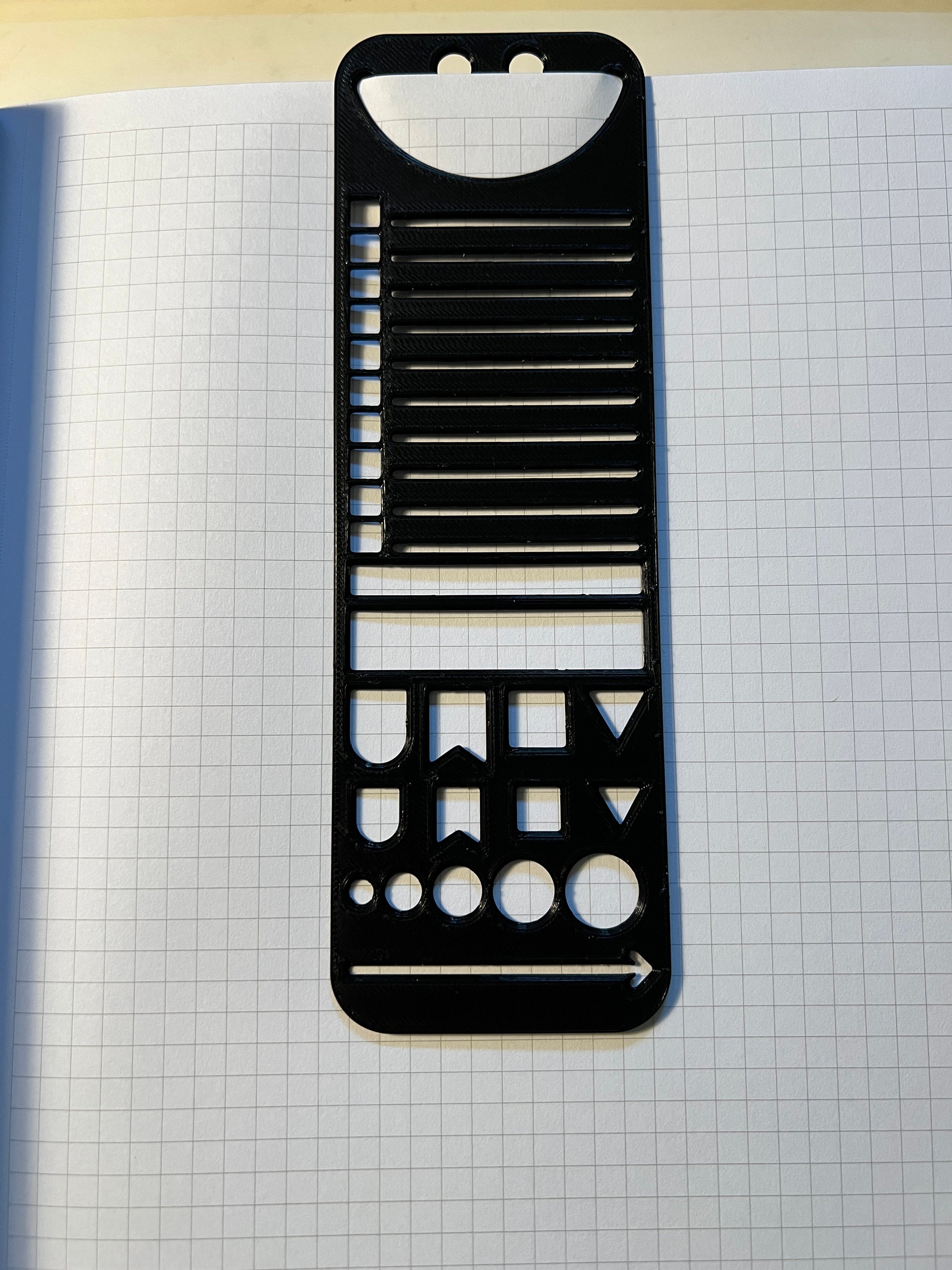 Note Buddy - Bullet Journal Stencil Bookmark - Etsy