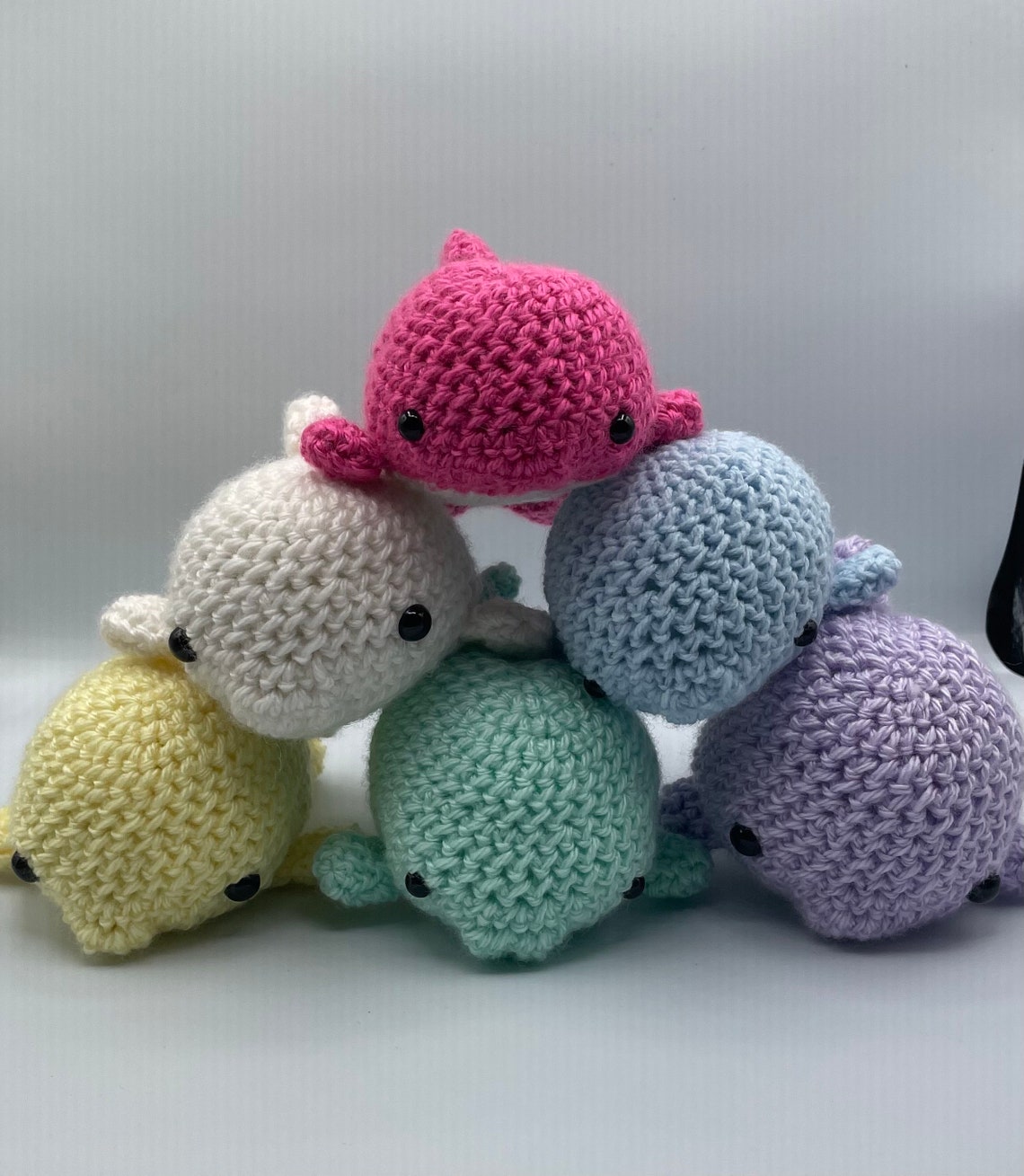 Cute Dolphin Crochet Plushes - Soft and Squishy With Safety Eyes ...