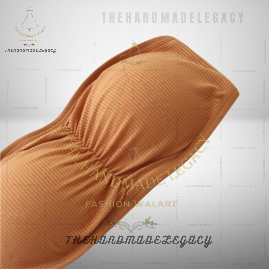 Women Strapless Bra Underwear Tube One-piece Backless Lingerie Cropped ...