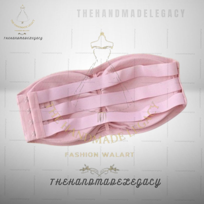 Women Strapless Bra Underwear Tube One-piece Backless Lingerie Cropped ...