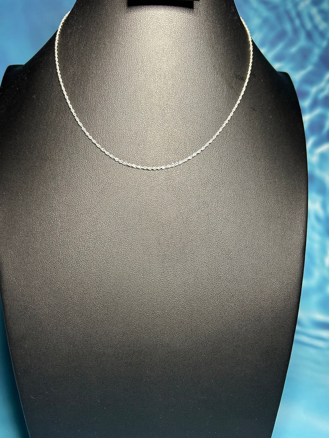 Thin Silver Chain Necklace, 925 Sterling Silver, Jewelry From Mexico ...