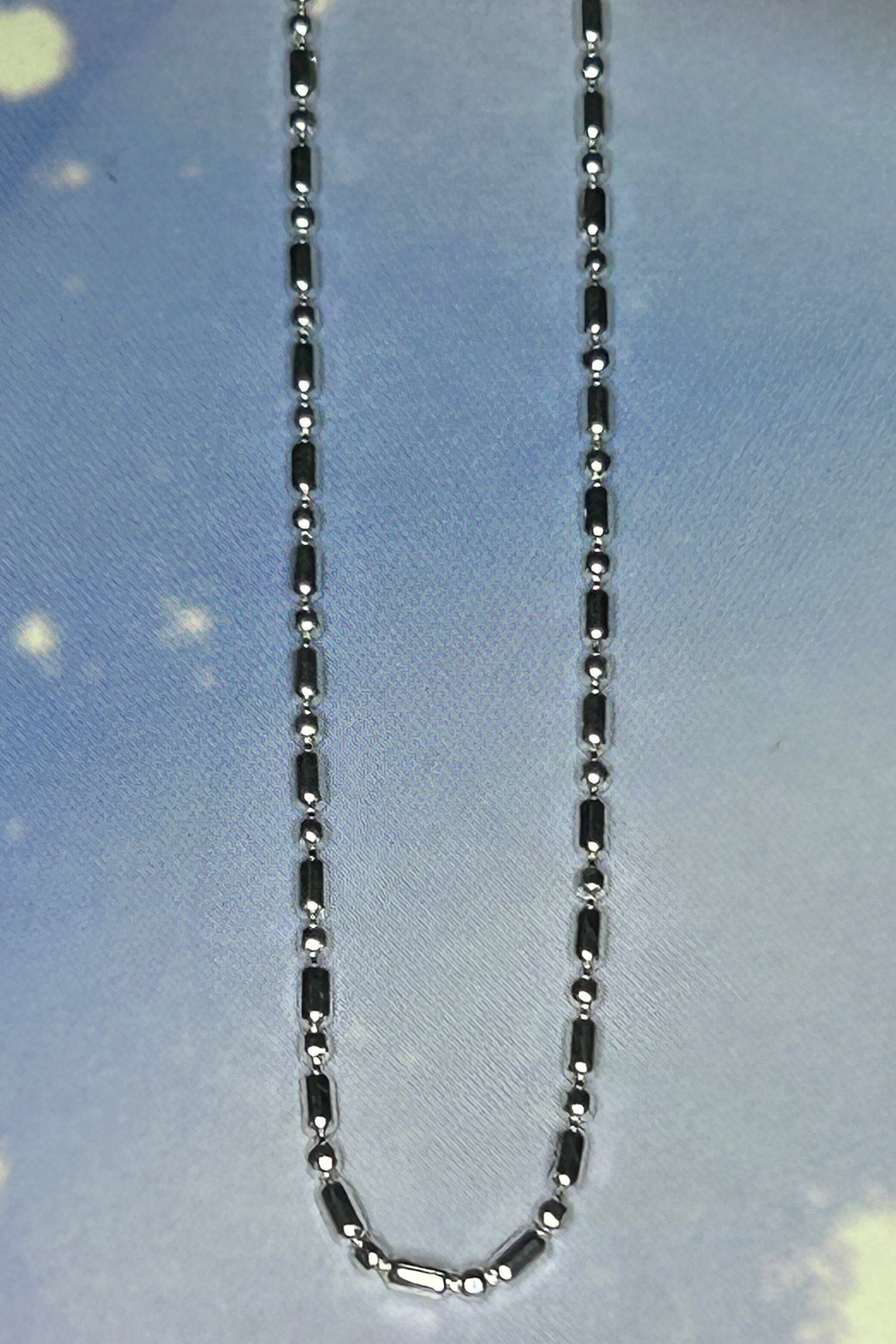 Silver Chain Bolita De Palito 925 Sterling Silver Jewelry - Etsy