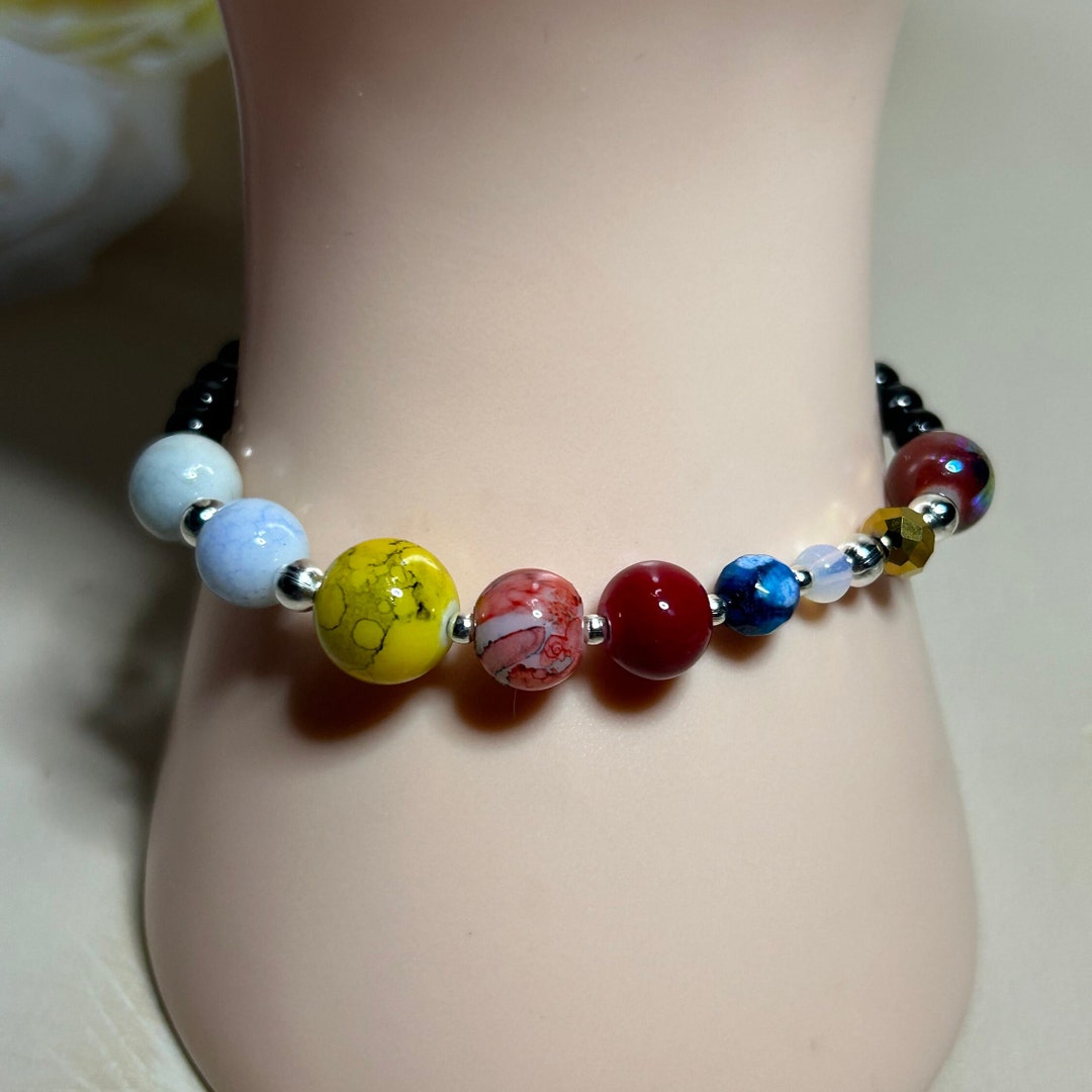 Laminated Silver Planet Bracelets, Handmade Bracelets, Artisan Jewelry ...